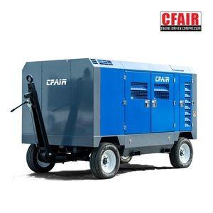 China 1200cfm 22 Bar Portable Air Compressor Low Fuel Comsuption for sale