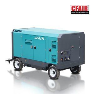 China 830cfm 150psi High Pressure Air Compressor Portable Diesel UAE for sale