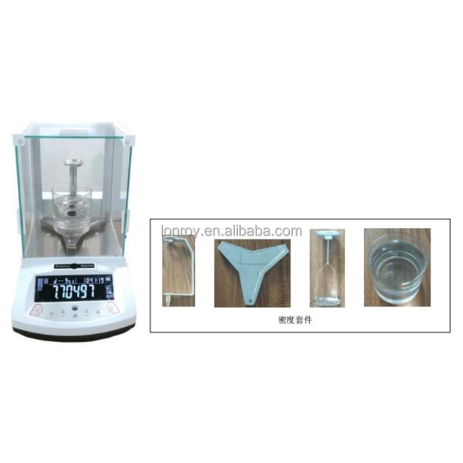 ISO 1183 ASTM D792 Density Tester showing measurement display