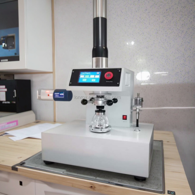 ASTM D3786 Geosynthetic Material Burst Strength Tester control panel