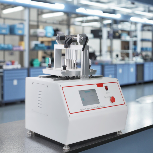 Operation view of Ford BN 108 testing machine in use