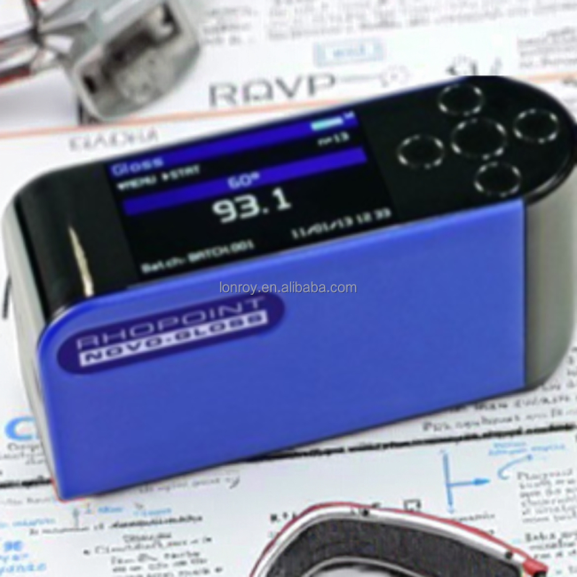 ISO 2813 ASTM D523 Triangular Haze Gloss Meter measurement interface