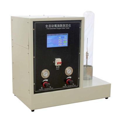 China Probador de índice de oxígeno automático inteligente con control de pantalla táctil ISO 15705 en venta