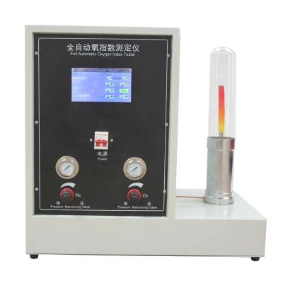 China Probador de índice de oxígeno automático inteligente con control de pantalla táctil ISO 15705 en venta