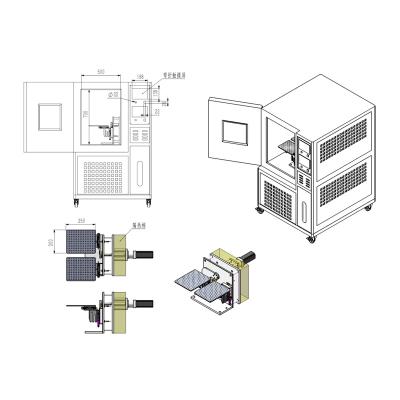 China Equipo de ensayo de flexión de FPC a altas y bajas temperaturas con ángulo de ensayo programable en venta