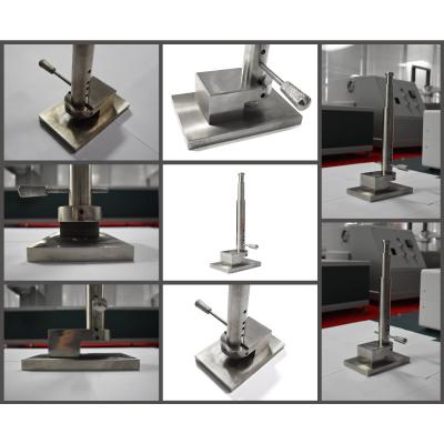 China ASTM D5171 Teste de impacto de botones Botones de plástico Botones adhesivos Máquina de prueba de resistencia al impacto en venta