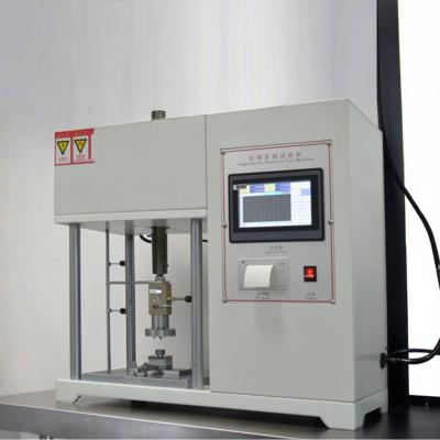 China EN 12568 JIS Calzado de seguridad Máquina de ensayo de resistencia a la presión estática a la perforación ANSI Tester de resistencia a la compresión con tapa de los dedos en venta