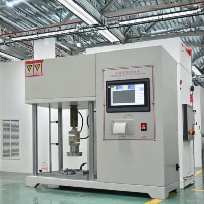 China EN 12568 JIS Calzado de seguridad Máquina de ensayo de resistencia a la presión estática a la perforación ANSI Tester de resistencia a la compresión con tapa de los dedos en venta