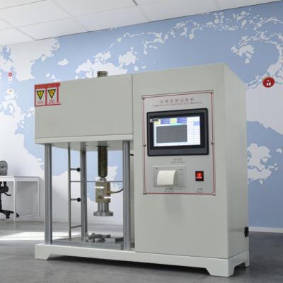 China EN 12568 JIS Calzado de seguridad Máquina de ensayo de resistencia a la presión estática a la perforación ANSI Tester de resistencia a la compresión con tapa de los dedos en venta