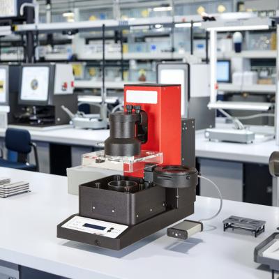 China Probador táctil de telas para textiles: prueba precisa de tacto y curvatura, rango de prueba de 0-80 mm, fuente de alimentación de 50 Hz en venta