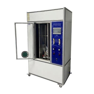 China IEC 60332 EN 50265 Máquina de ensayo de combustión vertical con pantalla táctil en venta