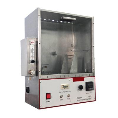 Cina ASTM D1230 FTMS 191 Tester di combustione a 45 gradi CFR 16 Macchina per test di infiammabilità di tessuti per abbigliamento in vendita