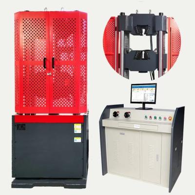 中国 600KN マイクロコンピュータスクリーン 明示的な水力ユニバーサル 伸縮強度 折りたたみ 試験 機械 販売のため