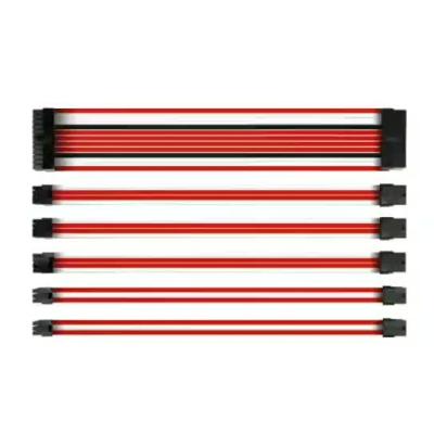 China Cabo de extensão de alta qualidade de venda quente do PCI-e 8Pin, processador central 8 Pin To 4+4 Pin Power Supply Cable 18AWG branco à venda