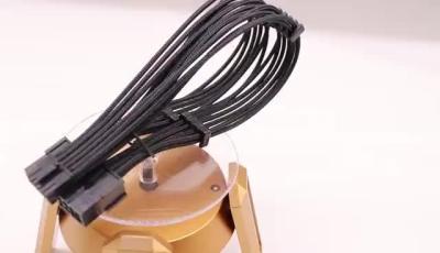 Chine Graphiques du câble tressés par ordinateur RTX de PC 3,0 séries 3070/3080/3080 Ti/3090/3090 Ti 12p pour doubler le câble de carte graphique de 8p 18AWG à vendre