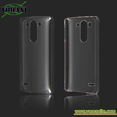 中国 小型 LG G3 裏表紙の場合の皮の付属品のための堅い PC カバー 販売のため