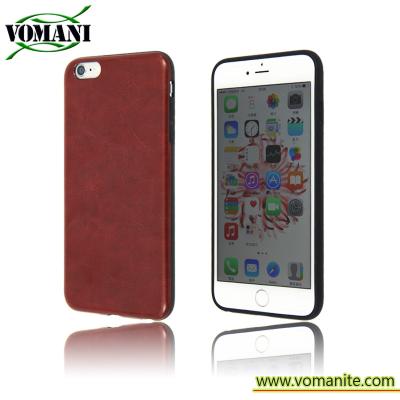 中国 PU は iphone6 のための電話保護ホルスターにと、携帯電話の革カバー革を張ります 販売のため