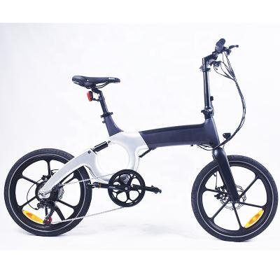 Cina Bici elettrica nascosta magnesio a 20 pollici 500w del motore ad accumulatore che piega bici elettrica in vendita