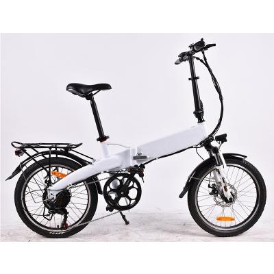 China Bicicleta elétrica de dobramento de pouco peso do plutônio, bicicleta de dobramento elétrica de 20 polegadas 500 watts à venda
