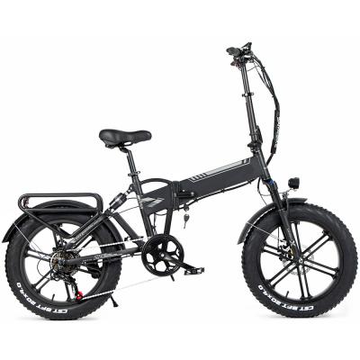 China Bicicleta elétrica de dobramento do pneu gordo 750 watts, sistema dobrável da bicicleta 5grade de 30kmh E à venda