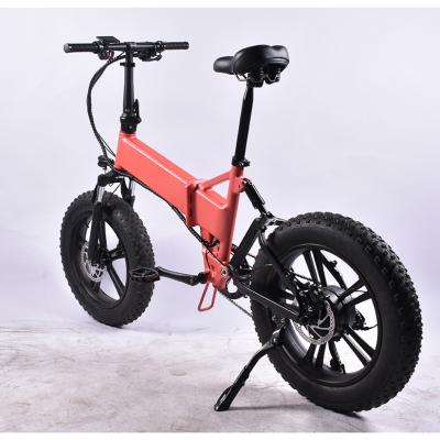China Dobradura elétrica da bicicleta do pneu gordo do apoio 330LBS com a bateria de lítio 10Ah à venda
