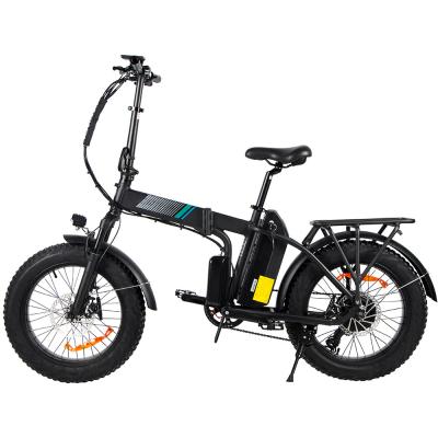 China bicicleta de dobramento elétrica do pneu 350W gordo com a bateria de lítio 15.6Ah à venda
