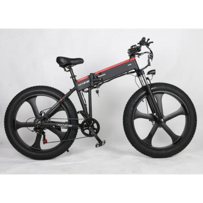 China Bicicleta de dobramento elétrica do pneu 25KM/H gordo com 7Speed Derailleur à venda