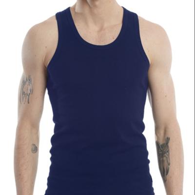 Cina Anti-Pilling Viscose Sleeveless Sports Vest Cotton All Seasons Stretch Slim Gym Men Tank Tops in vendita