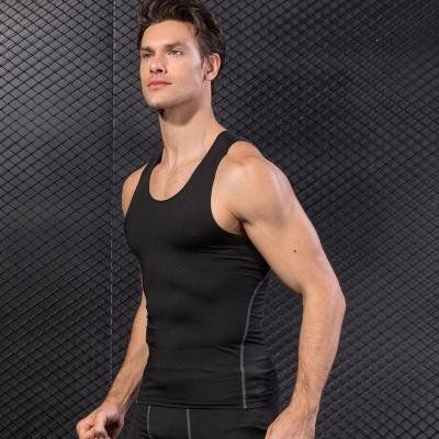 Cina Custom sports vest sleeveless underwear T-shirt men yoga gym weightlifting running gym singlet tank top men vest for men in vendita