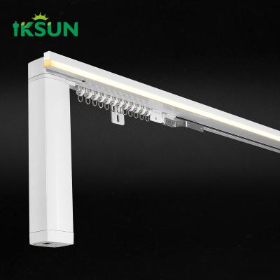 Cina Patent LED Electric Curtain Track Aluminum Linear Strip Lightrail For Home Office in vendita