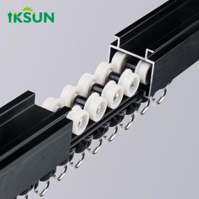 Cina Wholesale High Quality Aluminium Curtain Track Wall Mounted Curtain Rail Window Treatment in vendita