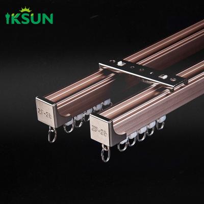 Cina Heavy Duty Curtain Track Aluminium New Style simple design Curtain Rail For Room Divider in vendita