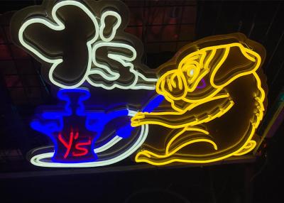 Chine Panneau lighing au néon fait main de tube d'enseignes au néon faits sur commande Snoopy de chien à vendre