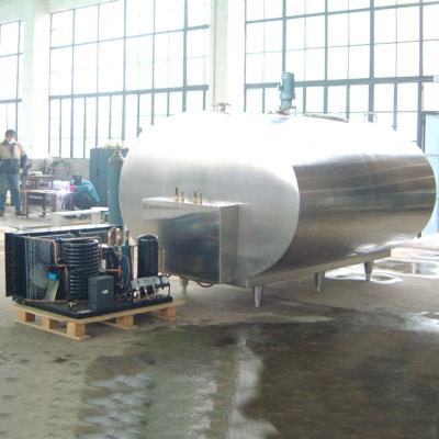 Chine Réservoir de refroidissement du lait de congélateur de l'isolation 6000l d'unité centrale avec le compresseur de réfrigération à vendre
