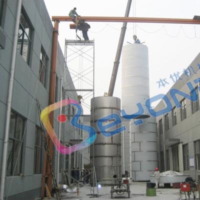 중국 수용량 10T - 120T 스테인리스 탱크 큰 옥외 저장 탱크 ISO9001 판매용