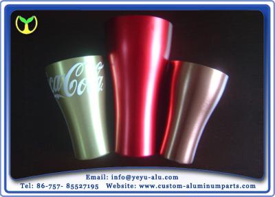 China Recicle la taza de aluminio anodizada de la aleación del grado de las protuberancias 6000 para la Coca-Cola en venta