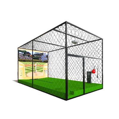 China Outstanding Quality New Indoor Screen Baseball Training Simulator With Ar Projection Wall for sale