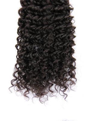 Chine les cheveux 9A bouclés frisés naturels empaquettent des prolongements dessinés par double de cheveux de trame à vendre