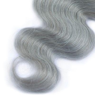 Chine fermeture de dentelle de la vague 4x4 du corps 1B gris aucune fermeture de dentelle de cheveux bouclés de Sheddding à vendre