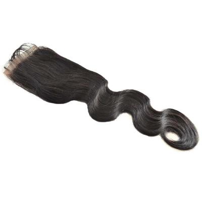Chine La fermeture malaisienne de dentelle de vague de corps de Vierge de cheveux d'usine molle soyeuse de Qingdao libèrent l'expédition à vendre