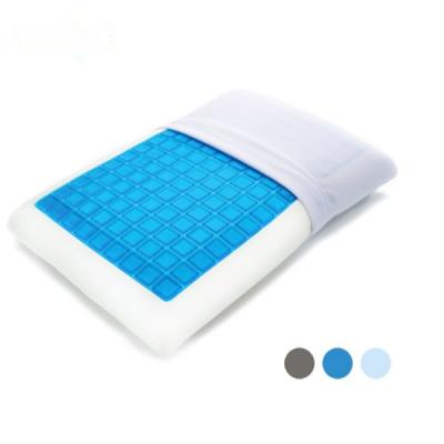 Chine Oreiller de refroidissement de gel de taille standard, oreiller orthopédique réversible de mousse de mémoire de nuage de gel à vendre