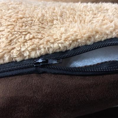 Κίνα Μαλακό βαρύ καλυμμένο σουέτ 12lbs σκυλιών αφρού μνήμης ορθοπεδικό σχέδιο βάρους κρεβατιών προς πώληση