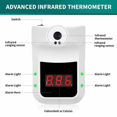 Chine le thermomètre infrarouge IR de reconnaissance des visages de 1-1.5m entrent en contact avec non le scanner thermique à vendre