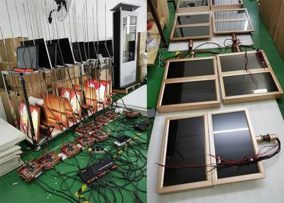 Китай Золотой встали на сторону двойник монитора экрана lcd, который и 3 встали на сторону 21,5" 24" 27" 32" дизайн lcd подгонянный дисплеем продается