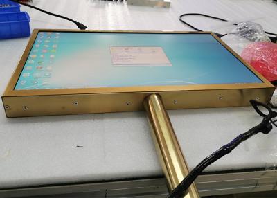 China o dobro 24inch tomou partido dobro dourado do monitor da tela de exposição do lcd tomado partido e três tomaram partido fabricante à venda