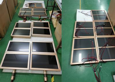 China o dobro 24inch tomou partido dobro dourado do monitor da tela de exposição do lcd tomado partido e três tomaram partido fabricante à venda