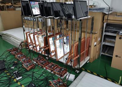 China o dobro 24inch tomou partido dobro dourado do monitor da tela de exposição do lcd tomado partido e três tomaram partido fabricante à venda