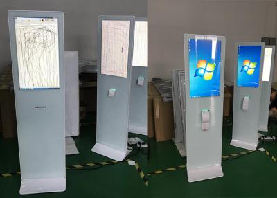 Chine A adapté tous aux besoins du client dans un kiosque d'écran tactile avec la construction d'imprimante de 80mm dans l'information de commande capacitive de contact de PCAP. usine de kiosque à vendre