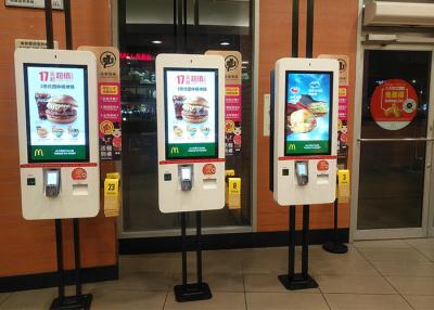 Chine Le kiosque de commande adapté aux besoins du client d'individu de kiosque de l'information de kiosque de paiement de conception avec l'OS d'Android ou de Windows construisent in camera, imprimante, balayage à vendre