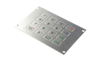 Cina Tastiera numerica inossidabile con porta seriale, tastiera del metallo del distributore automatico con le interfacce di USB in vendita
